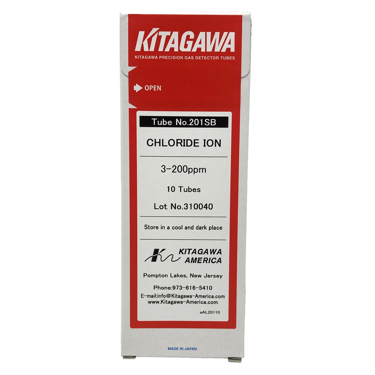 Kitagawa 3-200ppm Tubes — Stone Tucker Instruments Inc